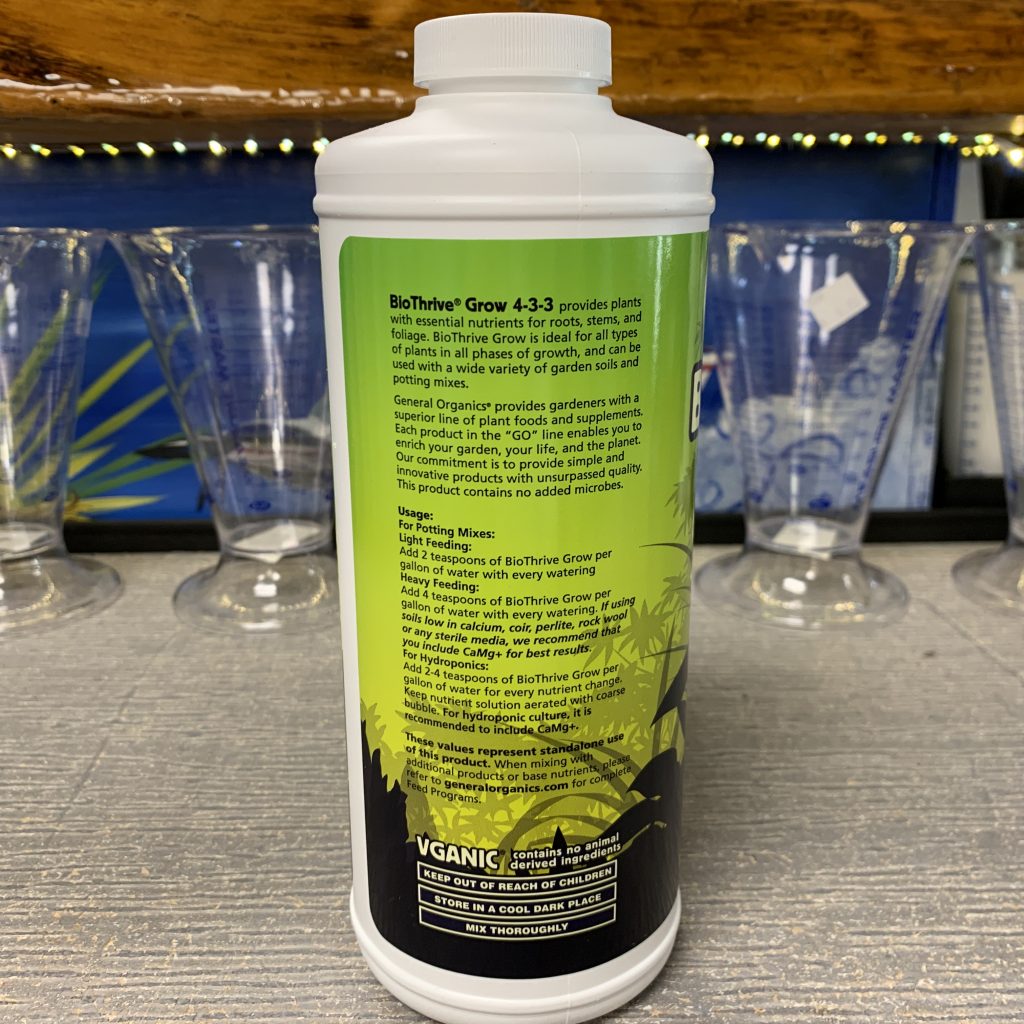 GH BioThrive Grow - Hydroponic Supplies & CBD - The Heights - Houston, TX